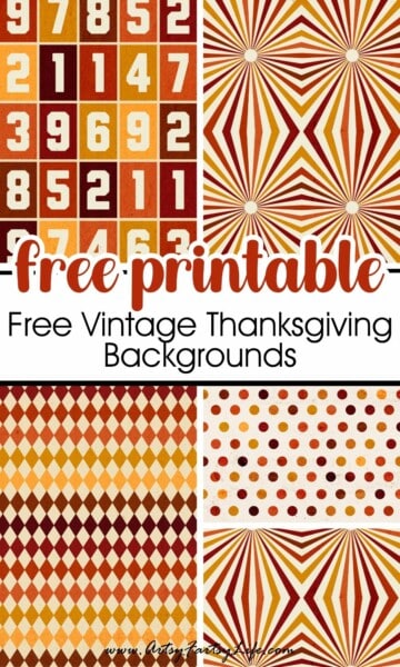 Free Vintage Thanksgiving Backgrounds – Retro Fall-Inspired Printables ...