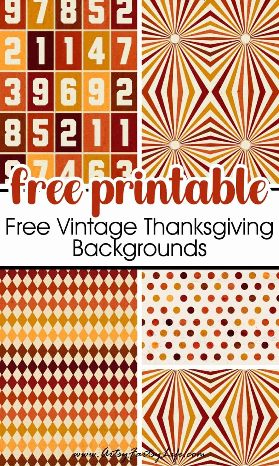 Free Vintage Thanksgiving Backgrounds – Retro Fall-Inspired Printables ...