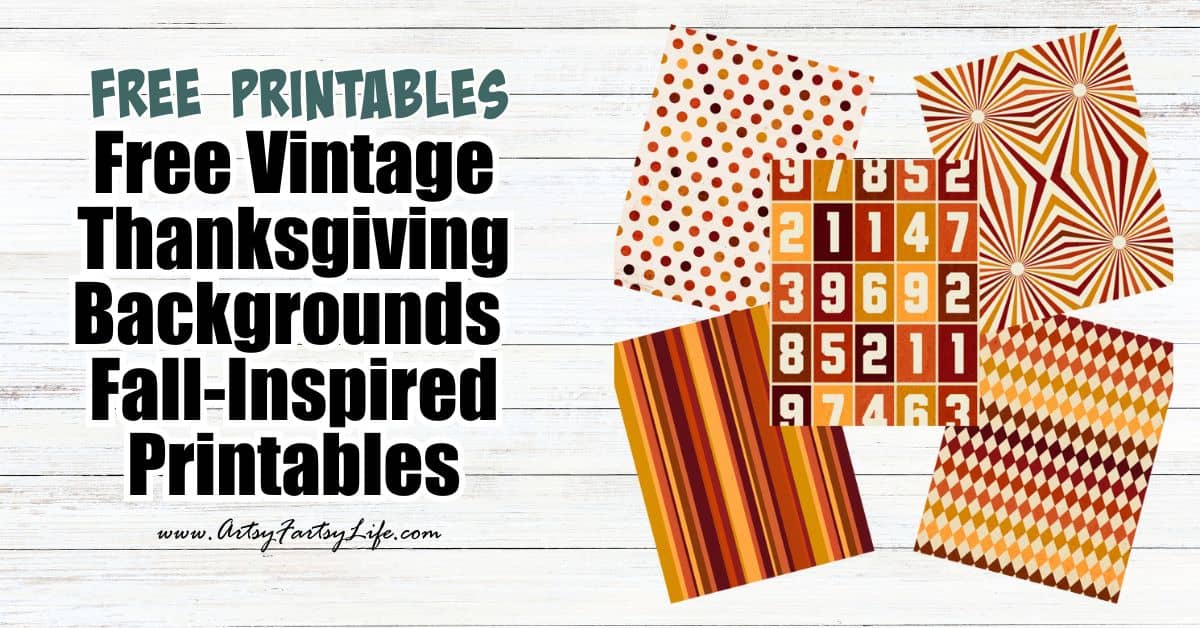 Free Vintage Thanksgiving Backgrounds – Retro Fall-Inspired Printables ...
