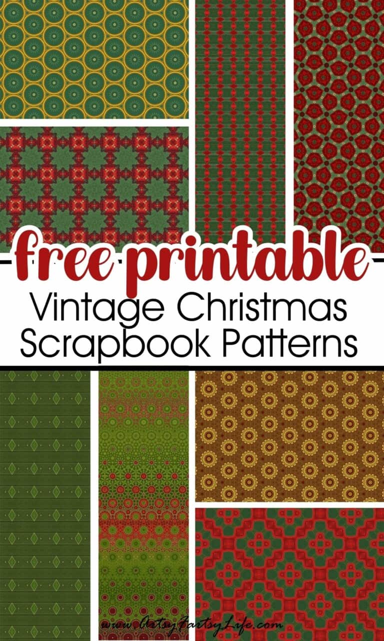 9 Free Christmas Pattern Papers to Make Your Holiday Crafts Pop ...