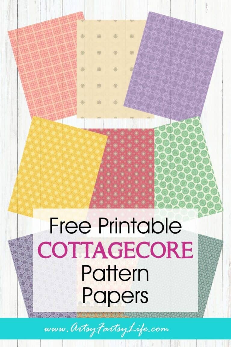 Vintage Cottagecore Paper Pack: Printable Backgrounds for Junk Journals ...