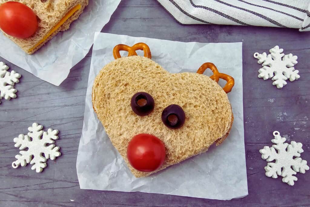 Rudolph the Red-Nosed Reindeer Sandwiches: A Festive Lunch Idea for ...