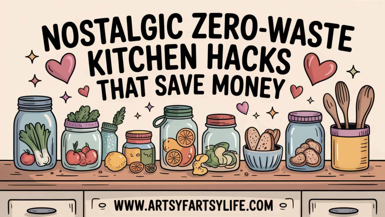 Nostalgic Zero-Waste Kitchen Hacks That Save Money · Artsy Fartsy Life