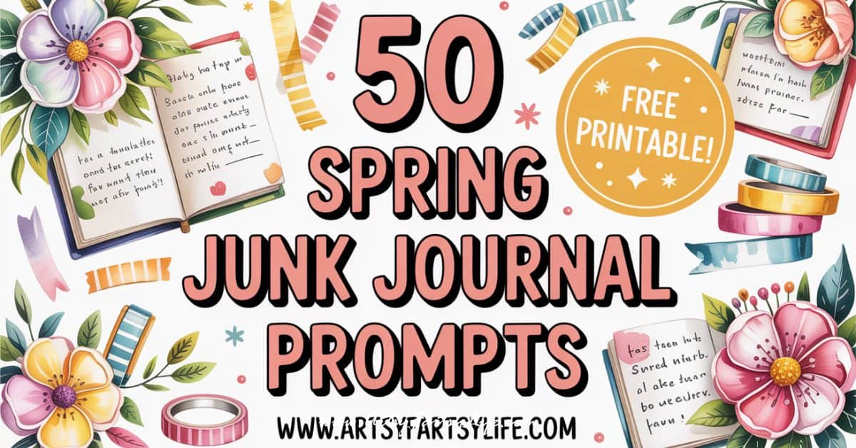 50 Fresh & Fun Spring Junk Journal Prompts to Spark Your Creativity ...